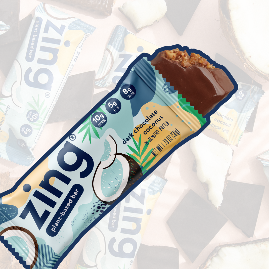 Dark Chocolate Coconut Nutrition Bars - Vegan & Delicious